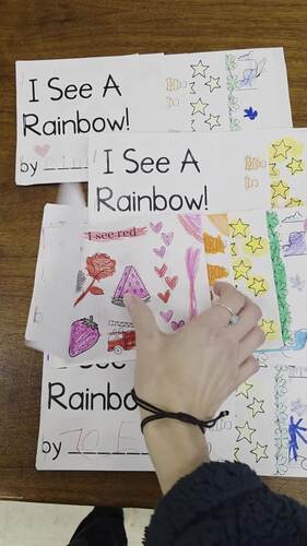 'I See a Rainbow' Colors Book by Sycamore Studio | TPT