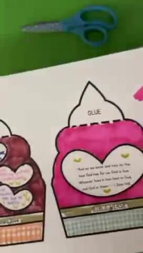 Mother's day craft. Christian homeschool. May Bible lessons for kids