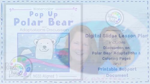 Arctic Animal Polar Bear Art Project and Adaptations Discussion | TPT