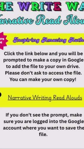 September Narrative Writing Unit | Prompts, Anchor Charts, Drafting ...