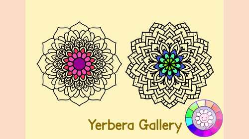 Mandala House Two || Coloring Pages by Yerbera Gallery | TPT