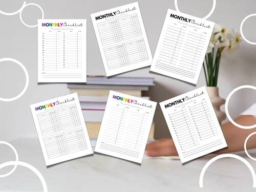 Daycare Monthly Cleaning Checklist | Cleaning Schedule | Cleaning Planners