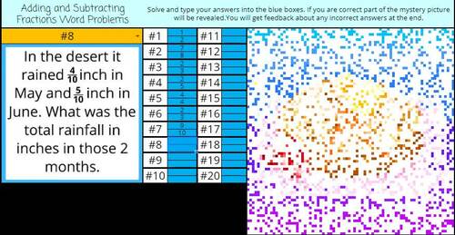 Adding and Subtracting Fractions With Like Denominators Word Problems ...