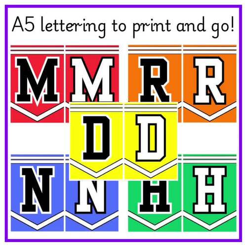 Varsity Bright Display Lettering Classroom Decor Accessories by ...