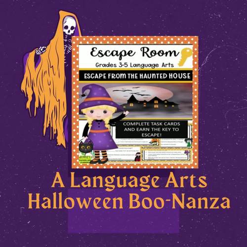 Halloween Language Arts Escape Room by The Kidcentered Classroom