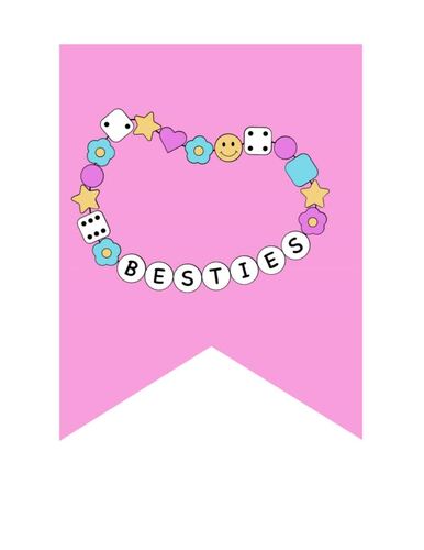 Back to School Friendship Bracelet Bulletin Board Kit - Class Decor
