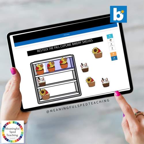 Autumn Life Skills Stock the Shelf Special Education Boom Cards™