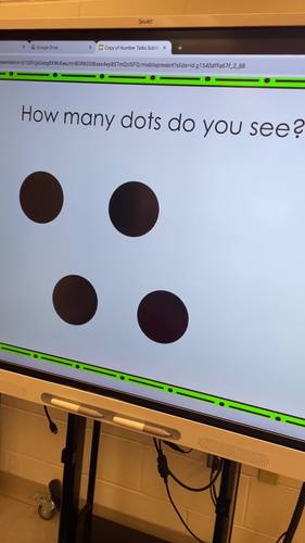 Number Talks Subitizing Dot Slides by Kindergarten Is Crazy | TPT