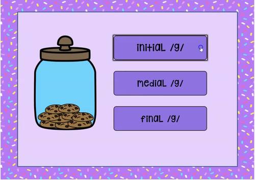 Articulation K and G BOOM Cards- Cookie Artic by Speech Packtivities