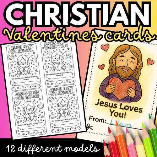 Christian Valentines Cards | Jesus Valentine | Valentine Day Card for Jesus