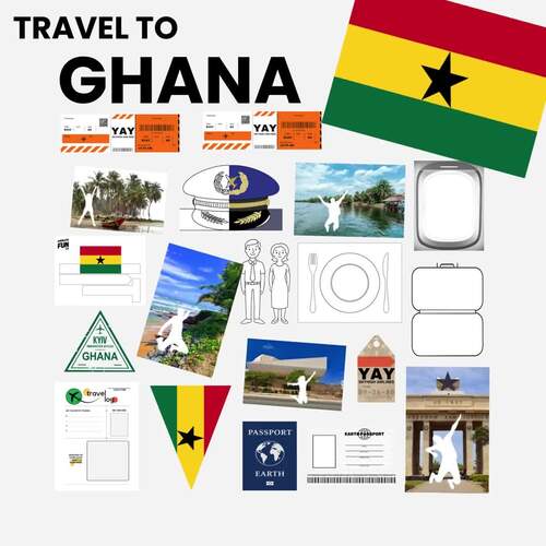 Travel to GHANA! – Printable Pretend Travel Activity for Kids by ...