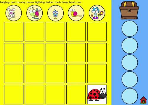 Spring Cariboo Articulation Game: S, L & Blends by Jennie's Speech Room