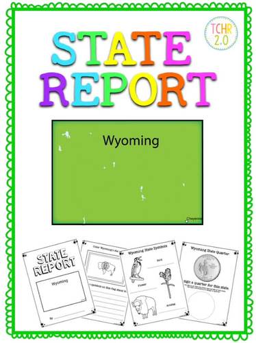 Wyoming State Research Report by TCHR Two Point 0 | TpT