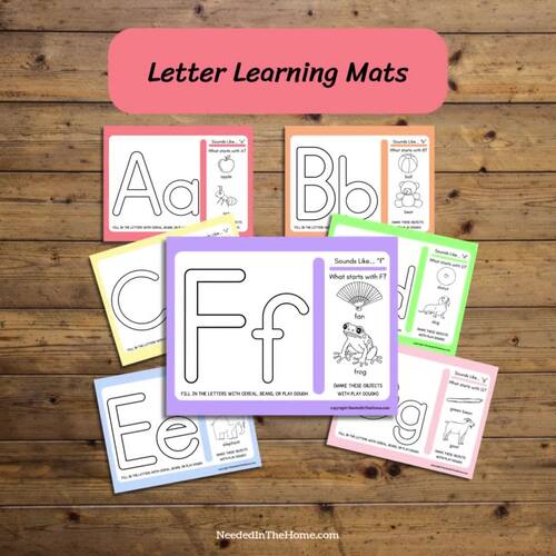 ABC Learning Bundle With Play Doh Mats, Visual Cards, Craft Recipes ...
