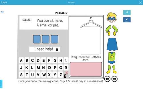 Distance Learning Articulation BOOM Cards™ BUNDLE - Build A Superhero - R