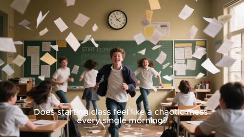 180-Day Bell Ringer System Middle School |Daily Warm Ups|ELA Math ...