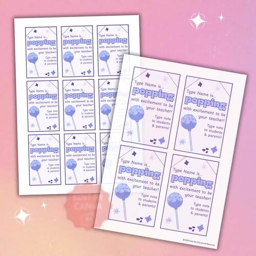 Welcome Back to School Gift Tags | Meet the Teacher Gift Students ...