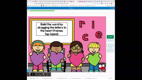 Build Valentine CVCe Words BOOM Cards by Little Library of Learning