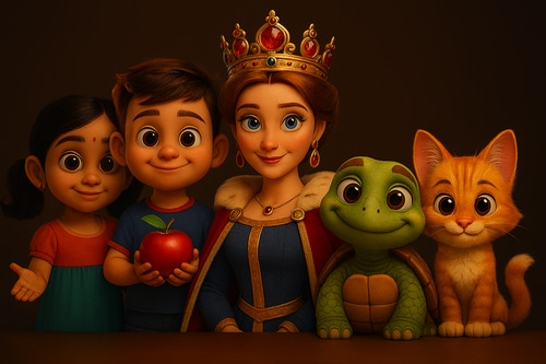 India's Alphabet - Rich Animated Pixar Styled Characters - Movie - U-Z