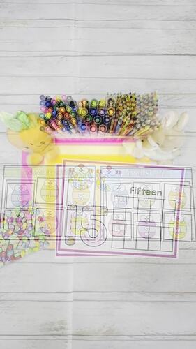 Easter Teen Number Math Games - Ordering Numbers - Tracing Numbers ...