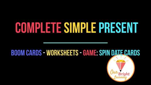 ESOL | Simple Present | Present Simple Practice | BOOM Cards ...