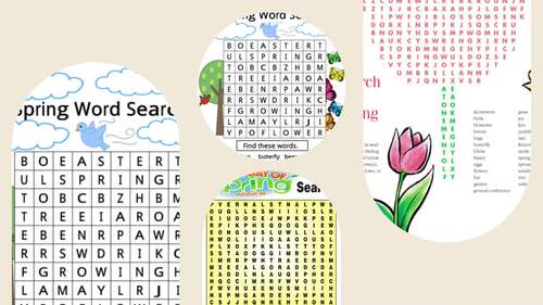 23 Spring Kids Activities, Printable Activity Bundle, Coloring Pages ...