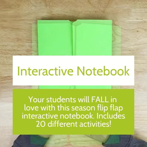 Fall Leaves Activities Interactive Notebook Lapbook | TpT