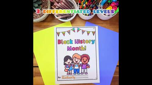 Black History Figures Early Readers, Reading Comprehension & Coloring ...