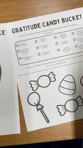 Halloween SEL Craftivity for Coping Skills by The Gratitude Psych