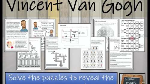 Vincent Van Gogh Escape Room Activity by Creative Primary Literacy