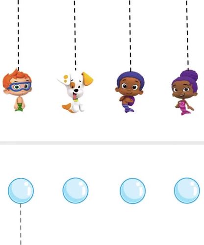 OT Prewriting: #2 Bubble Guppie vertical & horizontal tracing lines ...