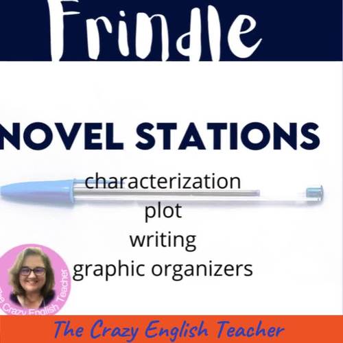 Frindle Novel Study Literacy Stations by The Crazy English Teacher