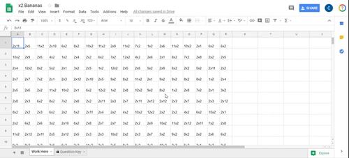 Food Pixel Art Multiplication Bundle | 12 Digital Math Fact Activities