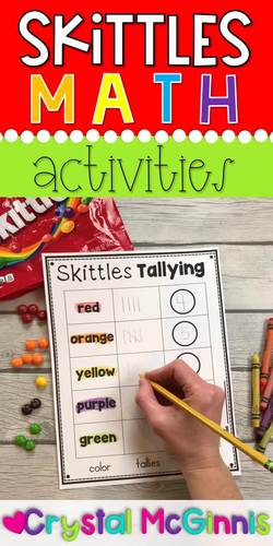 Skittles Candy Math Activities for Young Learners (10 Hands-On Math ...