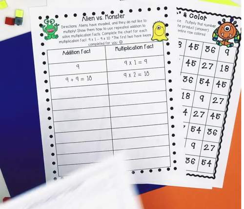 Multiplication Games & Practice | Multiplication Facts of 9 | TPT