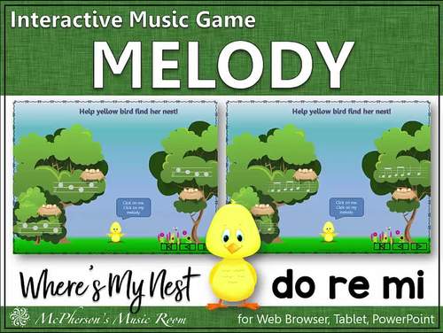 Spring Music | Solfege Do Re Mi Interactive Melody Game {Where's My Nest}