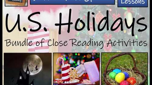 Holidays of the United States Close Reading Bundle | 5th Grade & 6th Grade