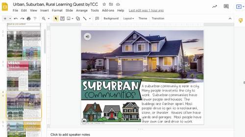 Types of Communities Activities - Urban, Suburban, Rural Communities ...