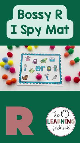 Bossy R-Controlled Vowels I SPY MATS For Kindergarten and First ...