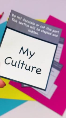 About My Culture Flipbook - Celebrate Cultural Diversity in the Classroom!