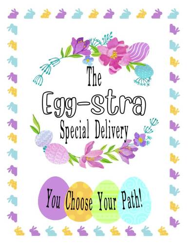 Easter Bunny Eggs You Choose! Story Illustrate Draw Visualize ELA April ...