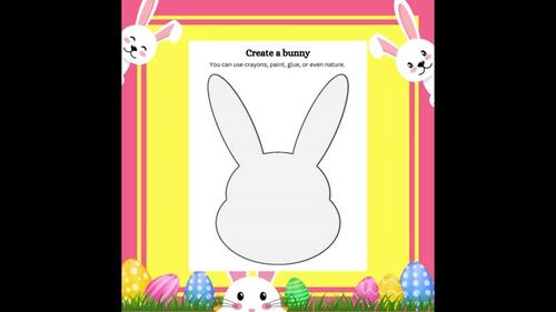 Easter Activities Worksheets For Spring/Create A Bunny/Egg Hunt ...