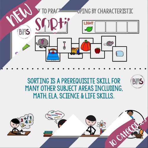 Sorting Strips Bundled Set by BIAS Behavioral | TPT