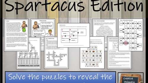 Spartacus Escape Room Activity by Creative Primary Literacy | TPT