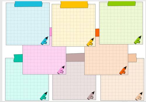 Notepad Clipart 3, Sticky Note Clipart, Memo Clipart, Text Frame Clipart