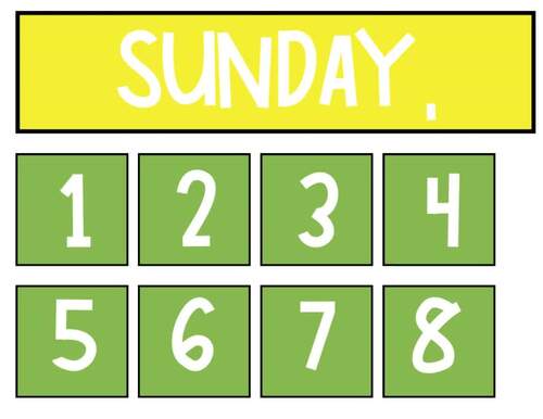 Lemon Flip Calendar with Two Fonts and Editable Version l Lemon Calendar
