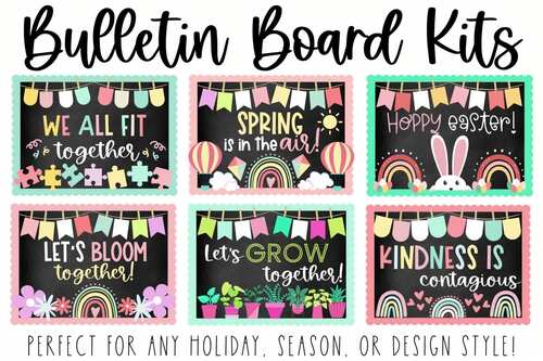 BUNDLE - BEST OF - Bulletin Board Kits for Entire Year - 12 in Total