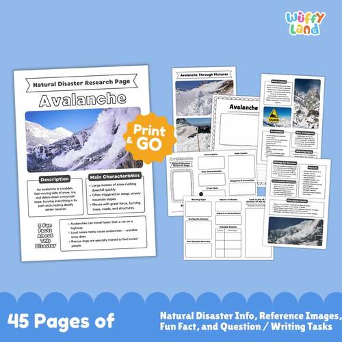 Natural Disasters Research Project Mega Bundle | Earth Science Activities