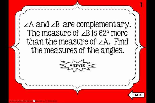 Angle Relationships (Vertical, Complementary, Supplementary, Linear ...