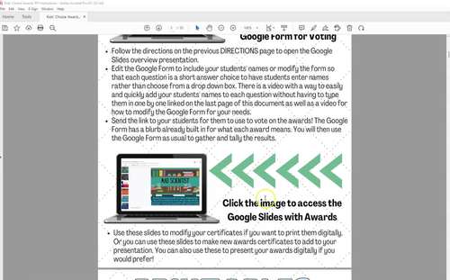 Kids' Choice Fun Awards! (digital and print) by Kellie Pringle | TPT